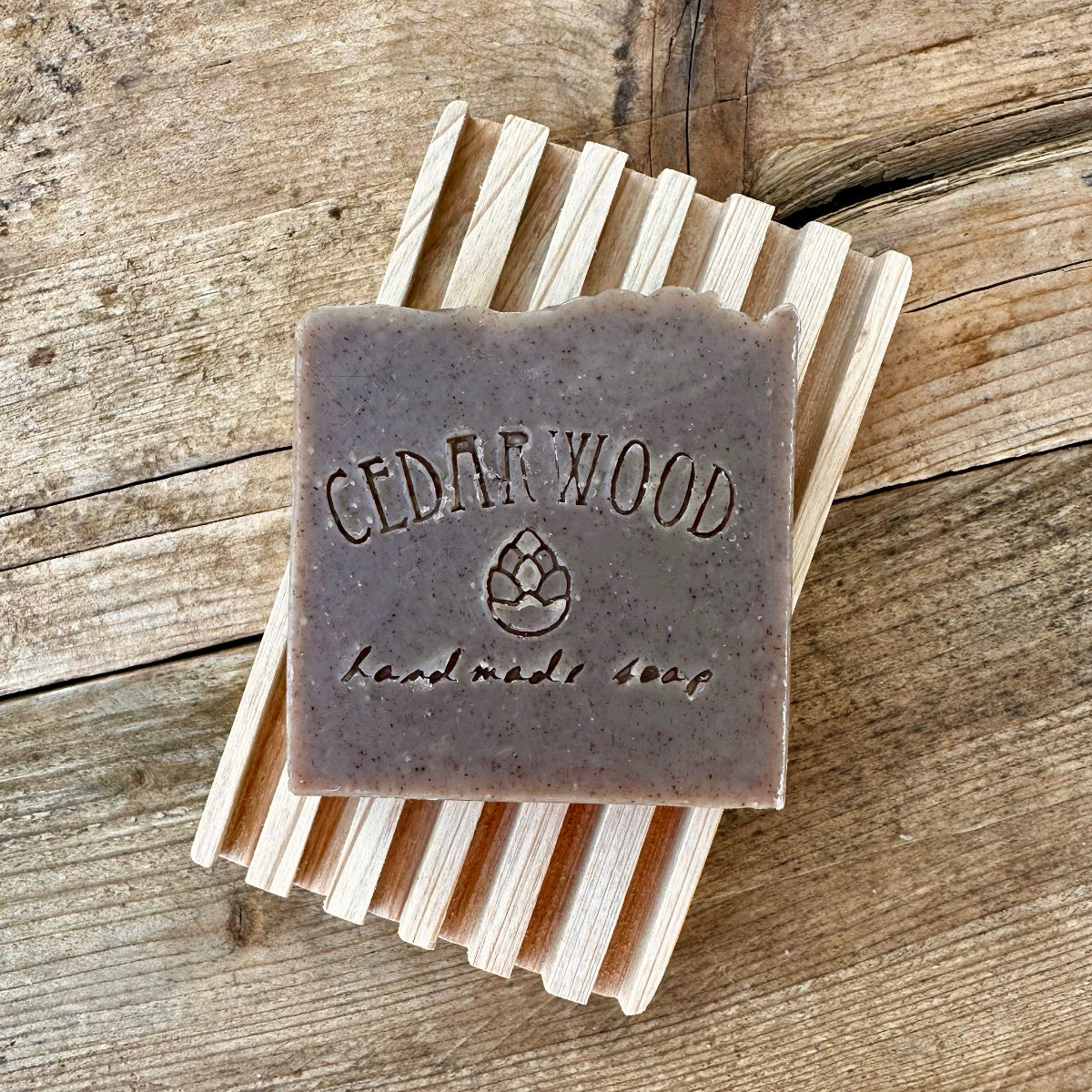 Lavender Hemp handmade soap– Cedarwood Soap
