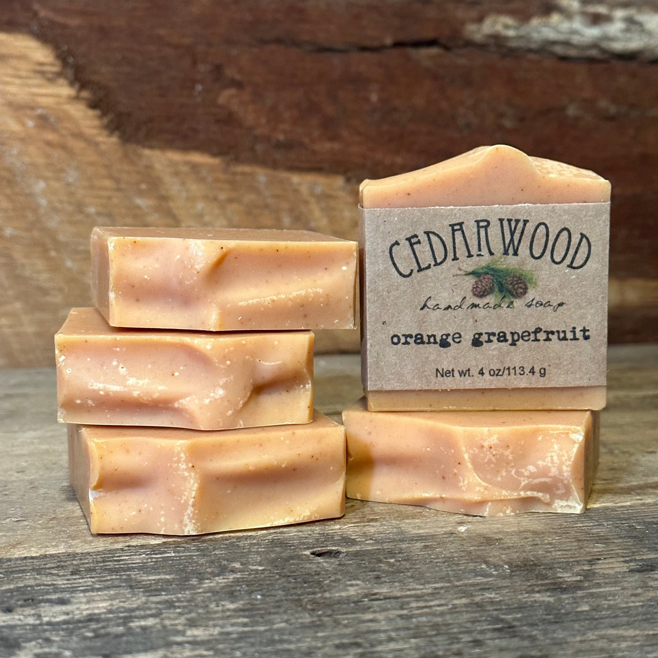 Cedarwood Handmade Soap | Handcut Natural Artisan Soap– Cedarwood Soap